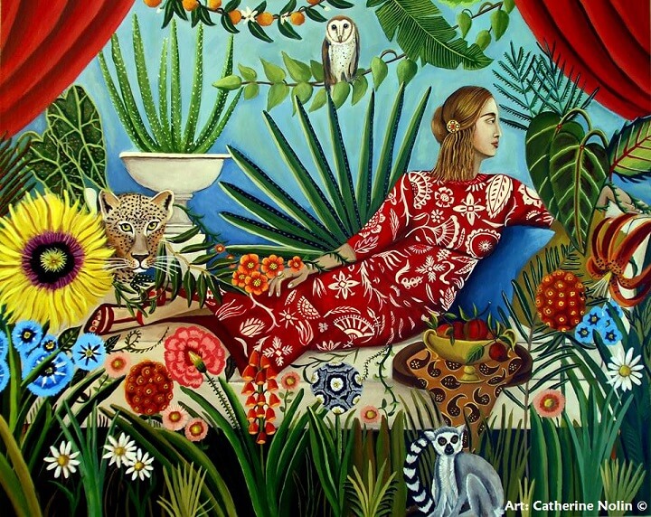 Woman, art by Catherine Nolin,2 - DeAnna Lam - Red Tent Keeper & Leader
